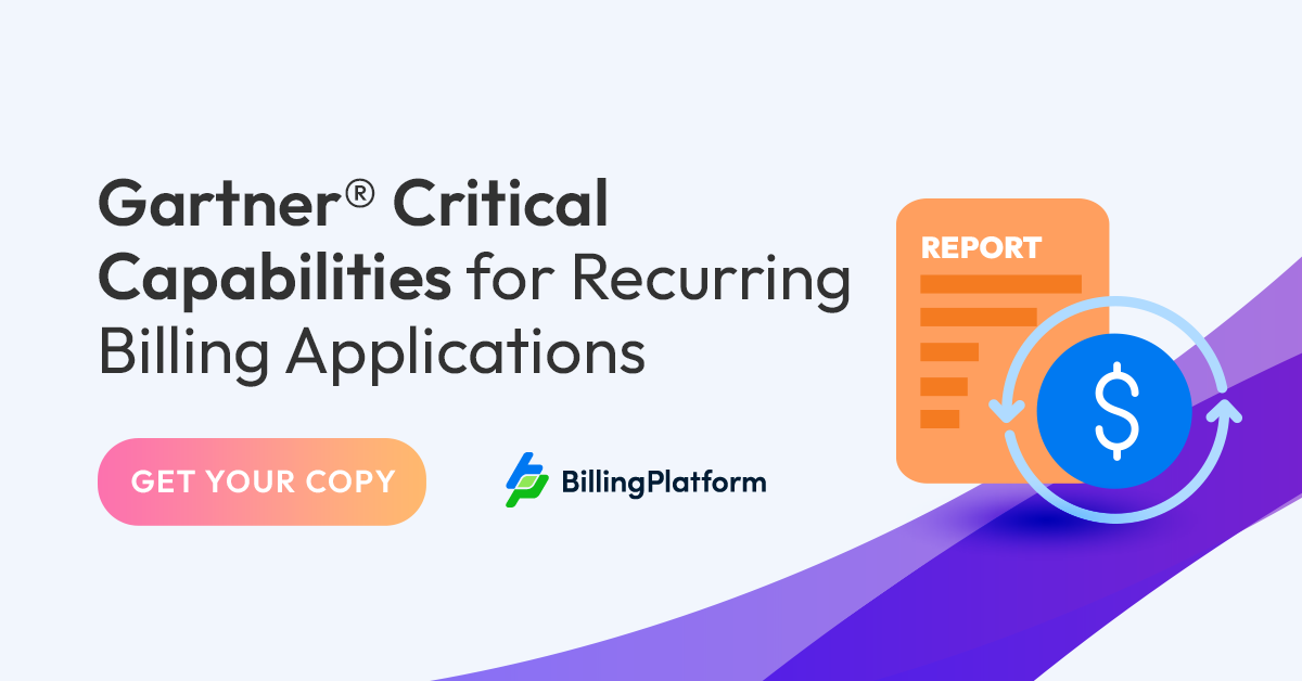 Gartner Critical Capabilities for Recurring Billing | BillingPlatform
