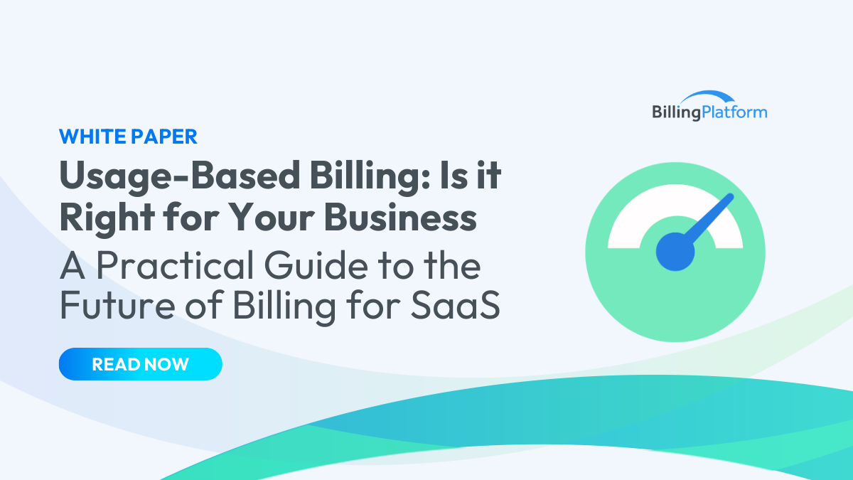 Executive Overview: Usage-Based Billing